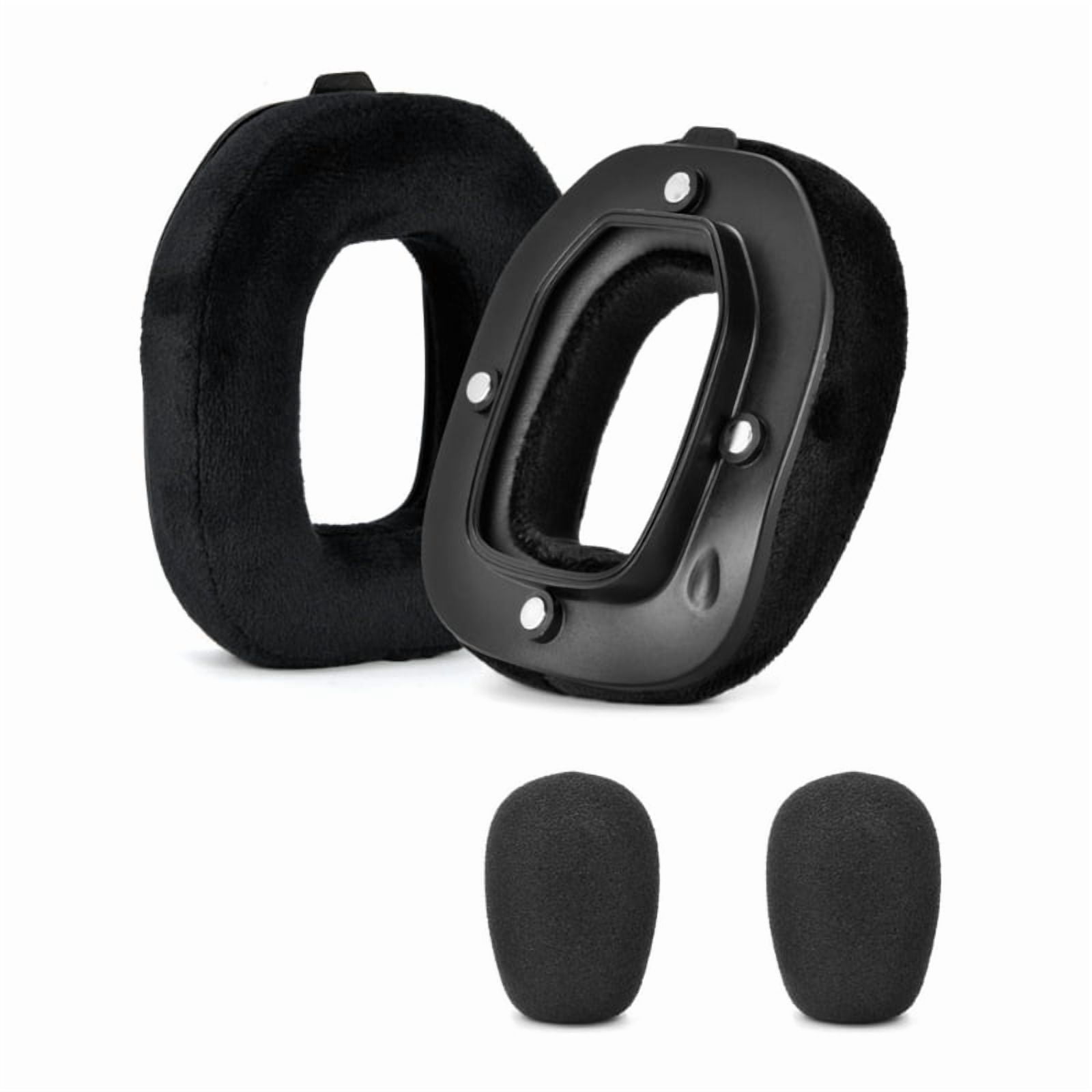 Replacement Megnetic Button Ear Cushions Microphone Foam for Logitech ...