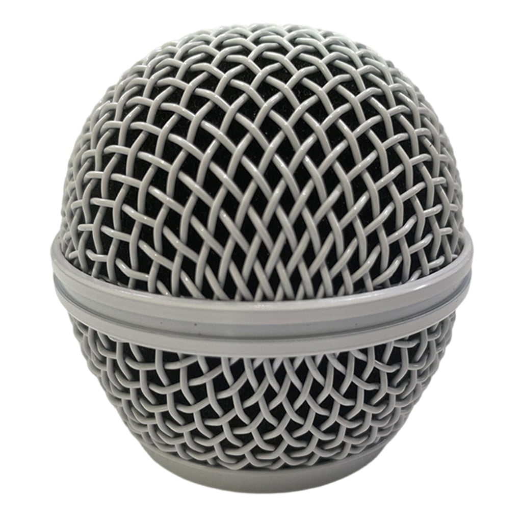 Replacement Microphone Grille Head with Build-in Inner Foam, Mic Grille ...