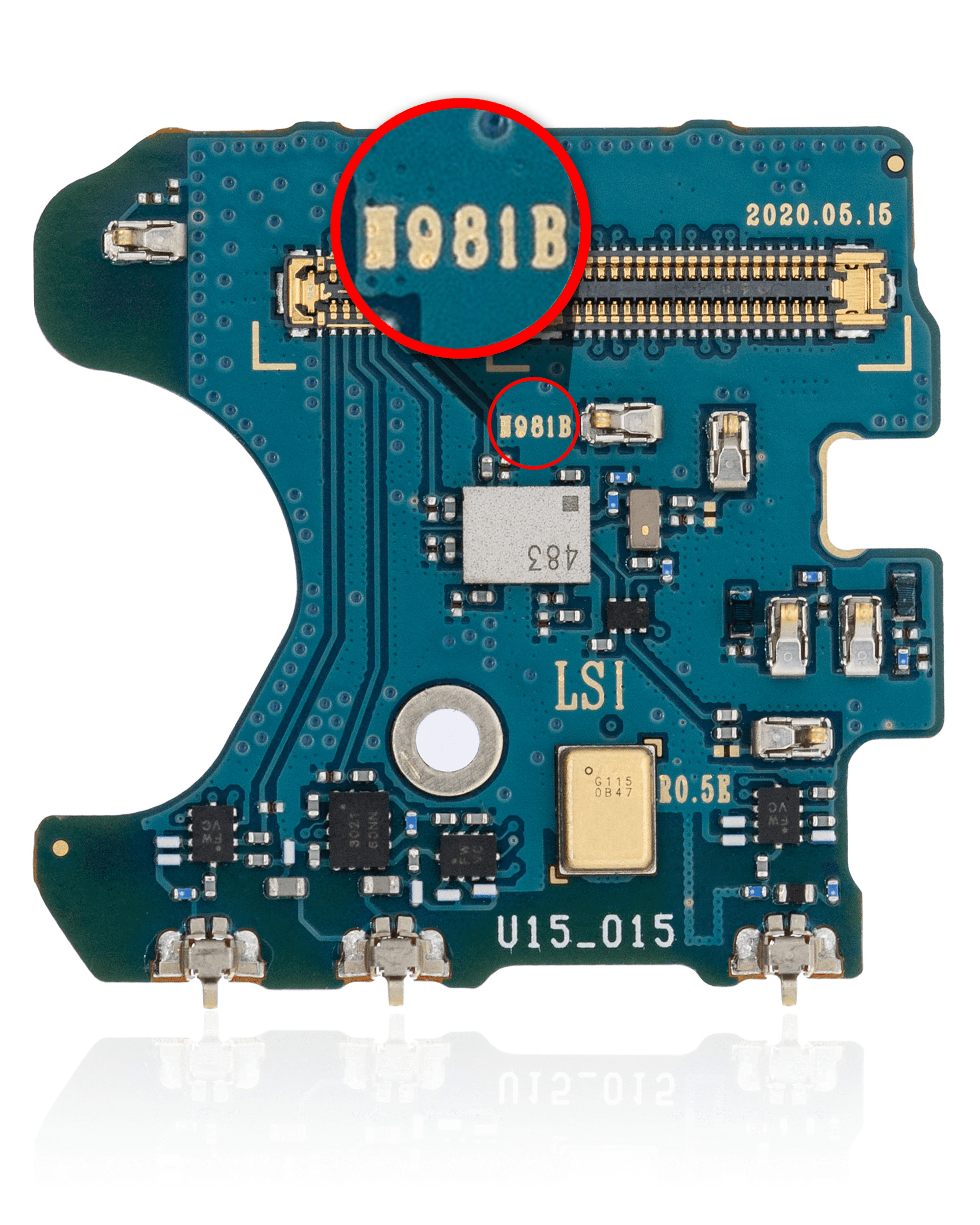 Replacement Microphone PCB Board Compatible For Samsung Galaxy Note 20 ...