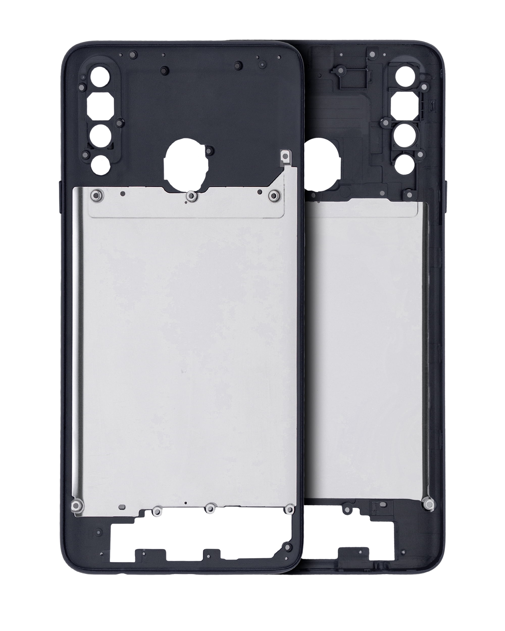 Replacement Mid-Frame Housing Compatible For Samsung Galaxy A20S (Black ...