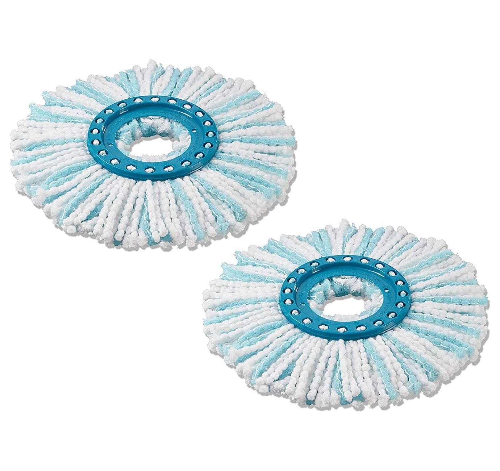 Replacement Mop Head Clean Disc Mop x 2 Pack, 2 Fibre System for ...