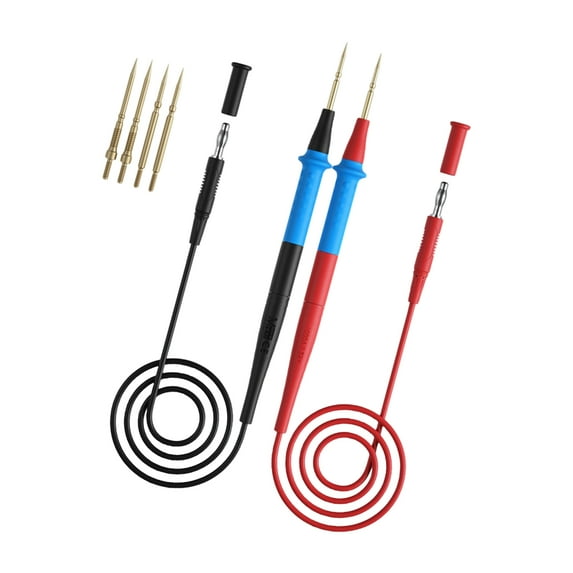 Replacement Multimeter Tester Probe Stainless Steel Probe Cable Pen ...