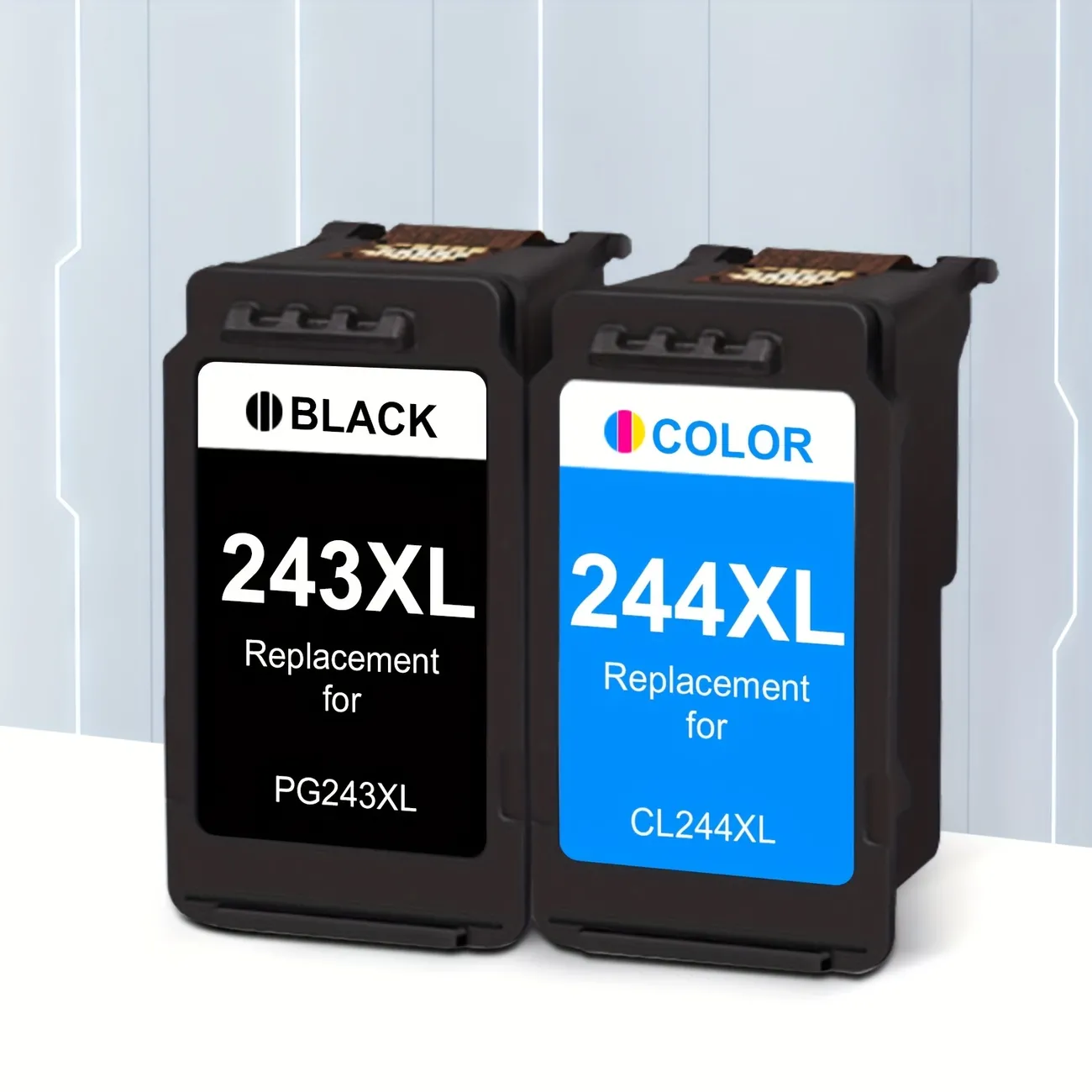 Replacement PG 243XL CL 244XL High Yield Ink Cartridge compatible for ...