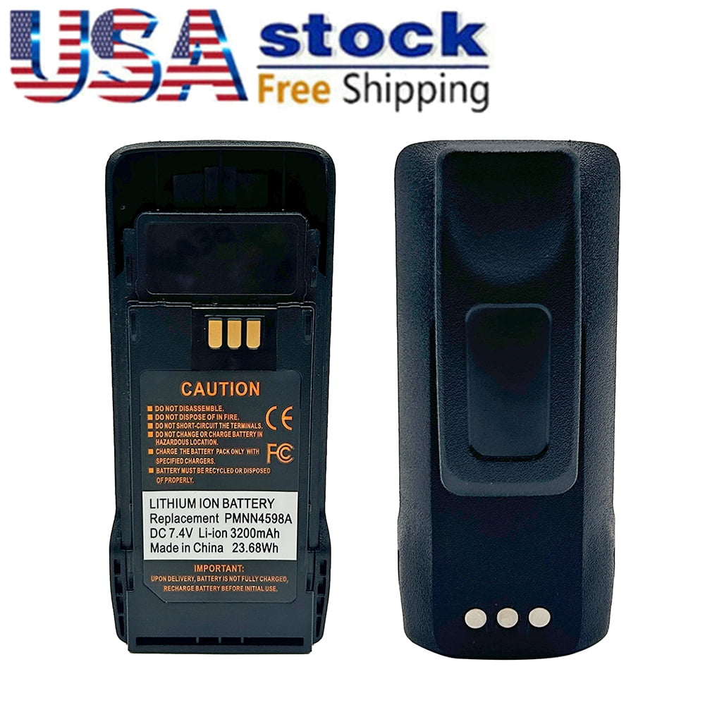 Replacement PMNN4598A Lithium Ion Battery 3200mAh For R2 Series Two Way ...