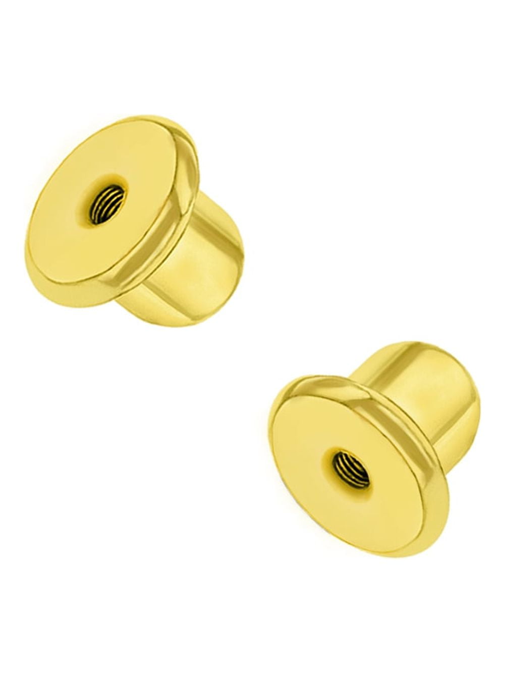 Replacement Pair (2) 18k Gold Plated Earring Screw Backs Fits In Season ...