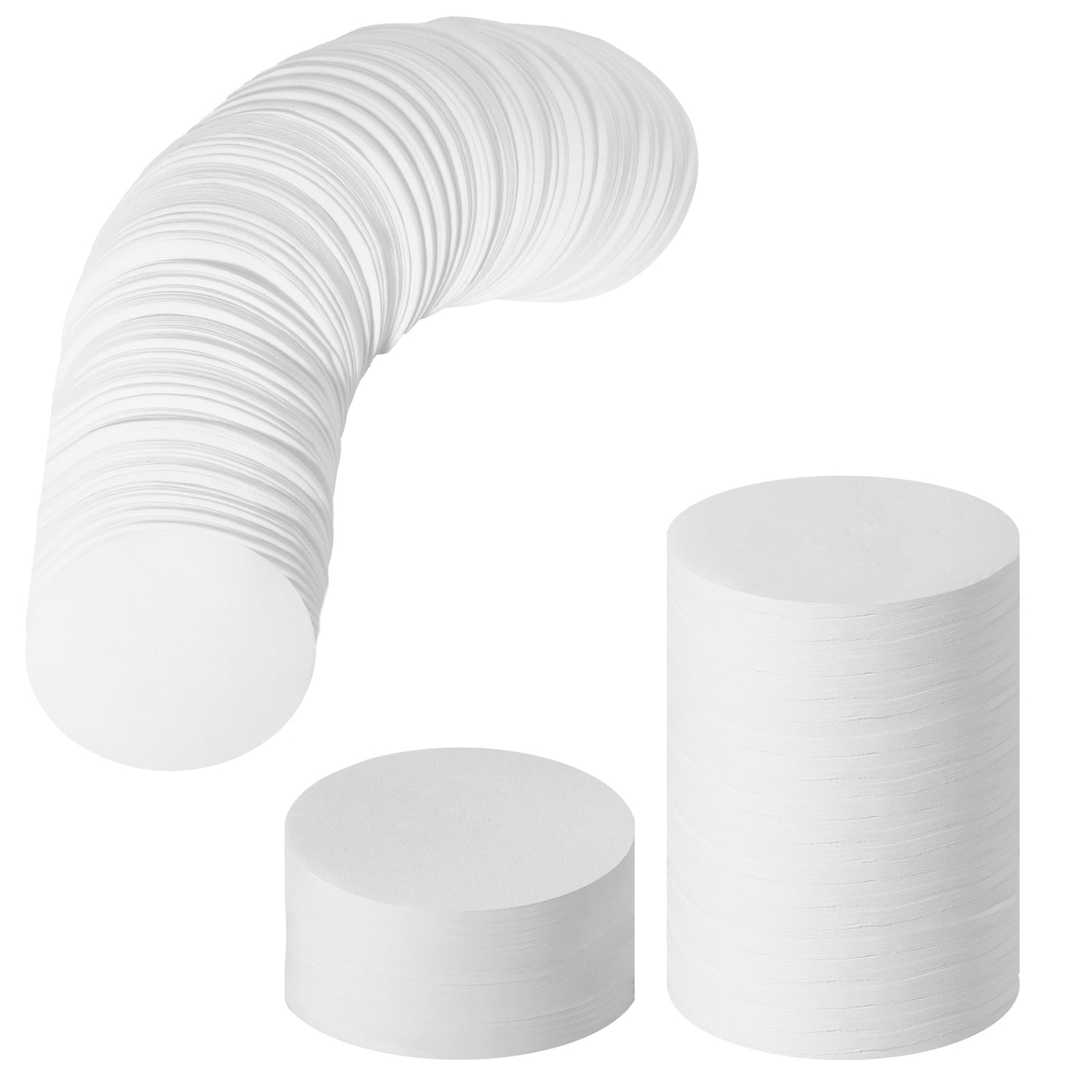Laicky 800 Count Replacement Paper Filter Packs, White Round Coffee ...