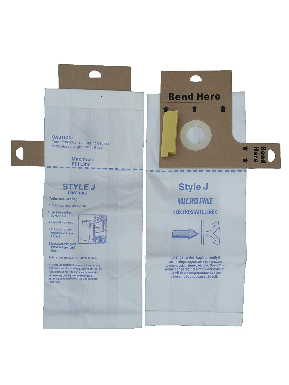 Replacement Part For Eureka Sanitaire [15] Allergy Style J Vacuum Bags ...