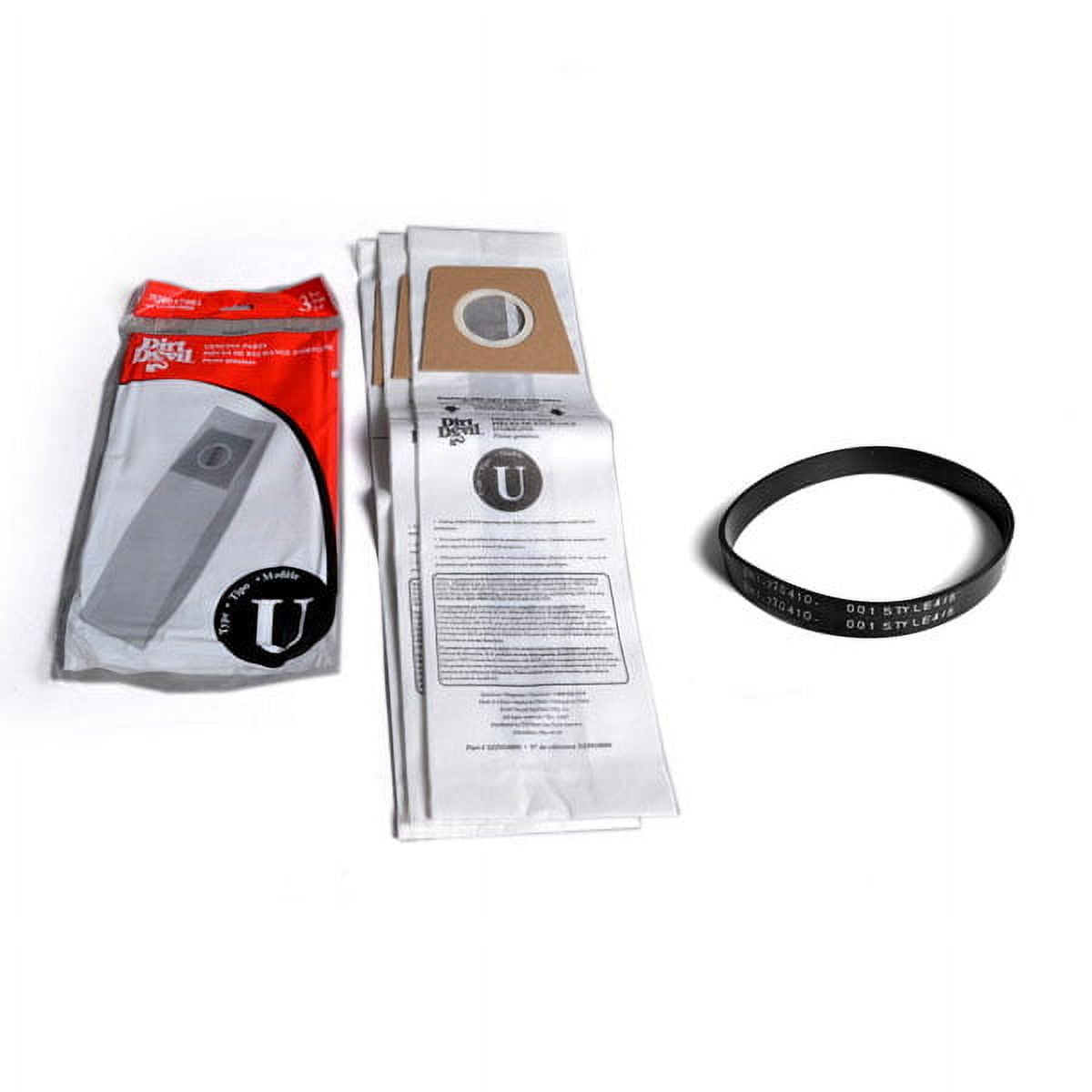 Replacement Part For Dirt Devil Upright Vacuum Type U, 3PK Paper Bags ...