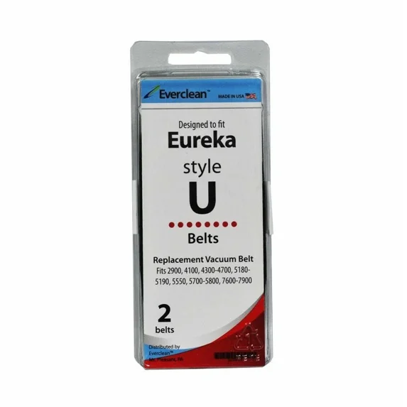 Replacement Part For Eureka Upright Type U Flat Rubber Belt 2Pk # 20 ...