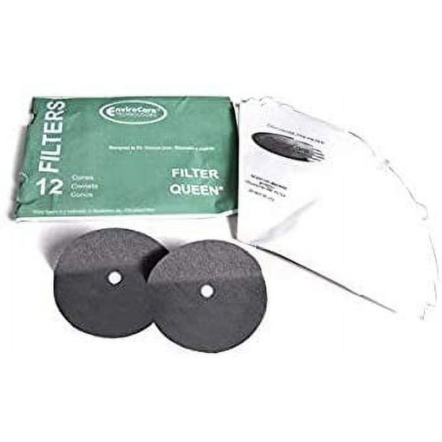 Compatible with Filter Queen 12 50047 Filters & Cones Majestic RN92 ...