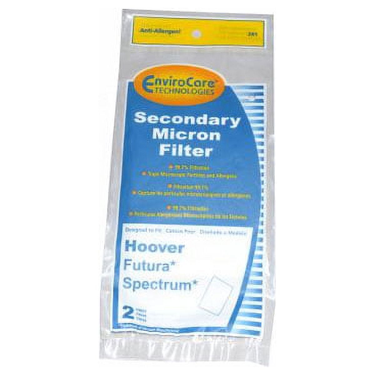 Replacement Part For Hoover 241, 38765009 Canister Vac 2-Filters Futura ...