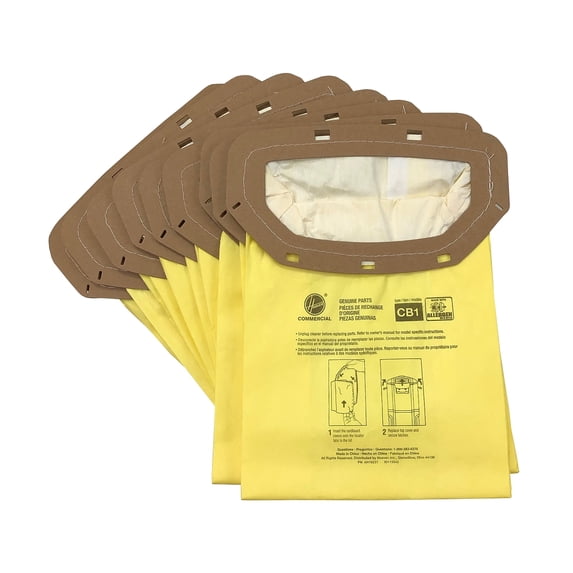 Hoover Replacement Part - Shake Out Vacuum Bags, Yellow, 10/Pack ...