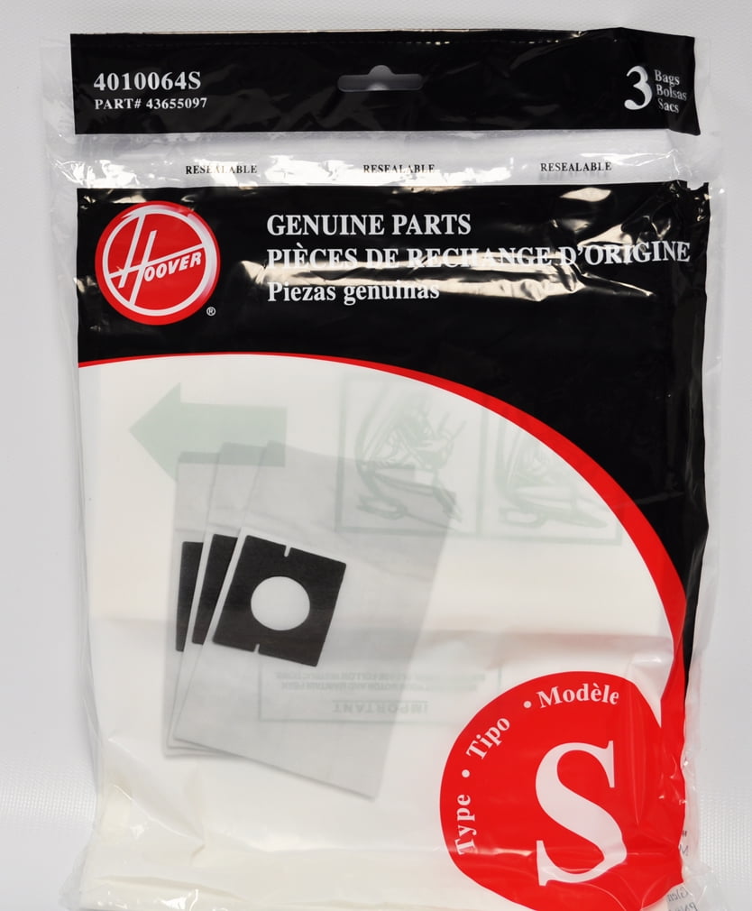 Replacement Part For Hoover Type S Paper Vacuum Bags 3 Pack 4010064S ...