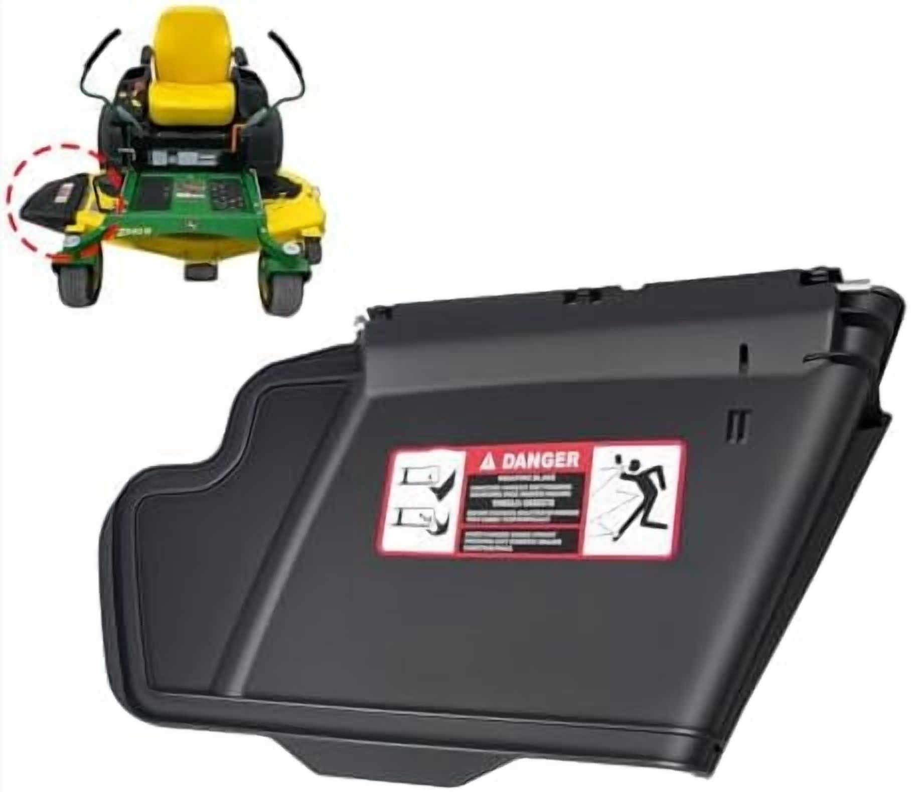 Replacement Part TCA16388 Mower Deck Side Discharge Chute Kit ...