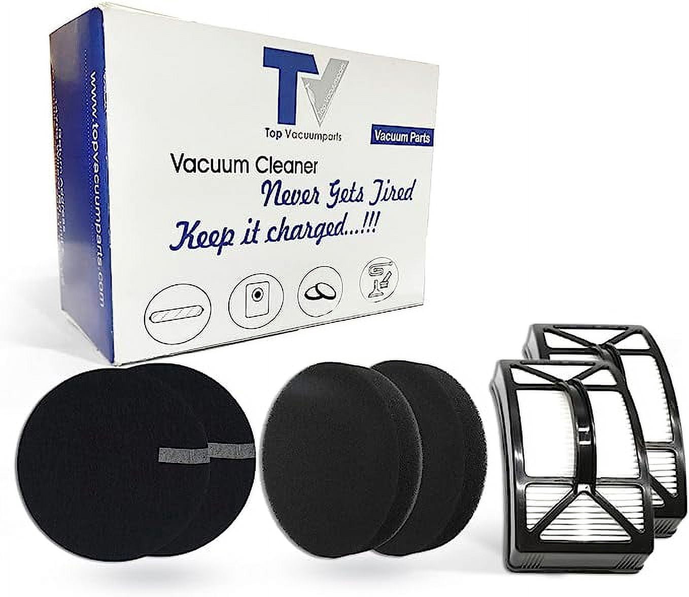 Bissell CleanView PowerClean Vacuum Replacement Part, 6PK Foam Filter Kit Fits 2486, 2487, 2488 ...