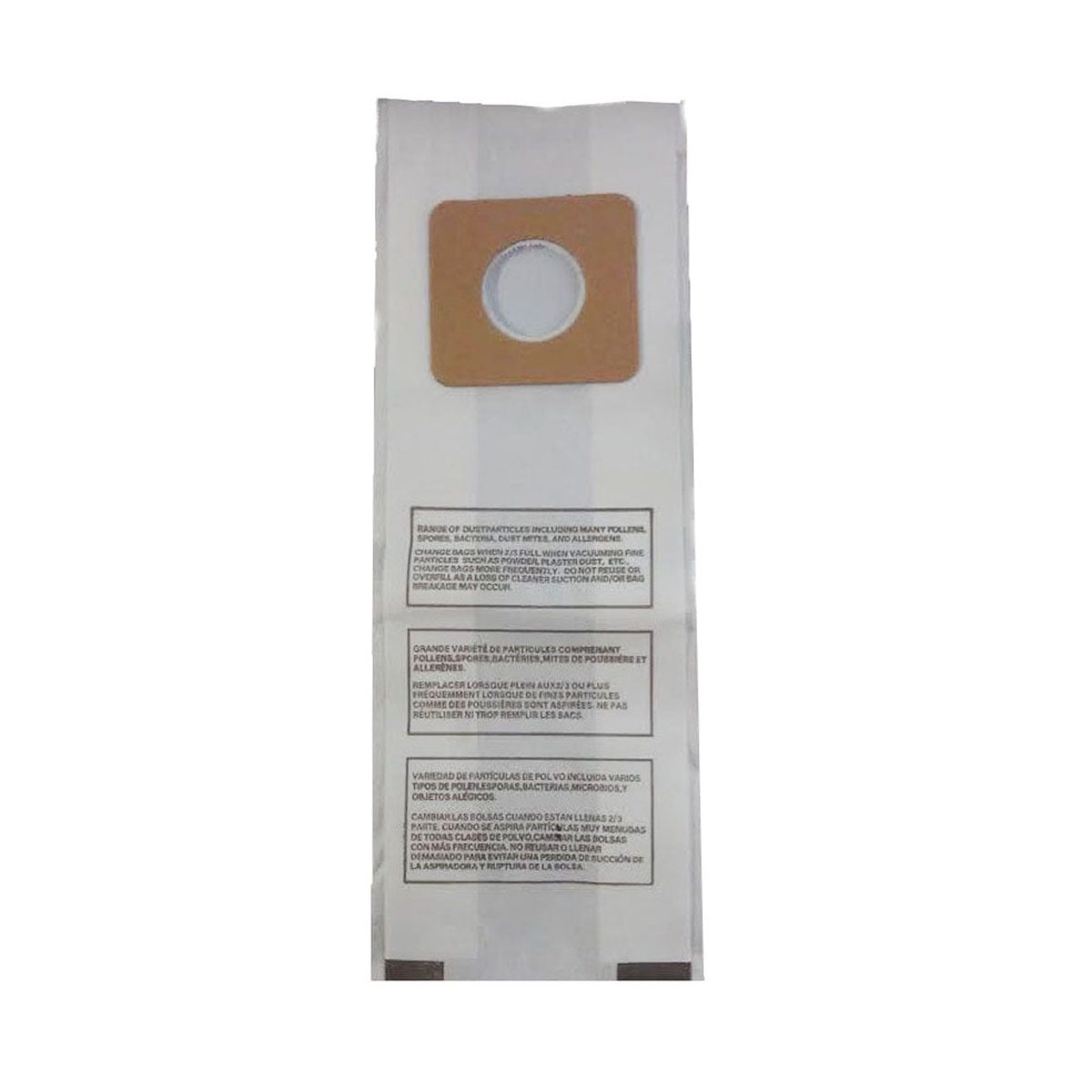 Replacement Part for Panasonic 12 Vacuum Bags, Type U, U3 & U6 Upright # 816-12SW, MC-115P, MC ...