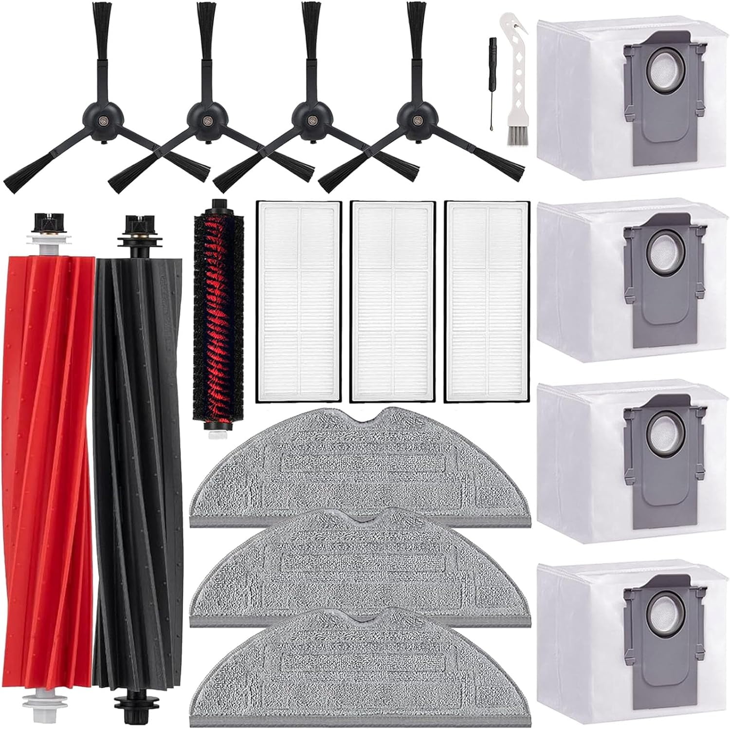 Replacement Parts Accessories Kit Compatible with Roborock S8 S8+ S8 ...