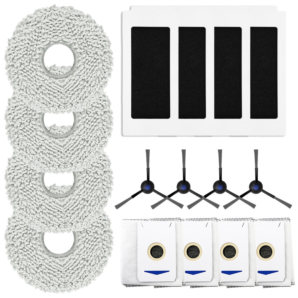 Replacement Parts Kit for Deebot T30 PRO with Roller Brush, Side ...