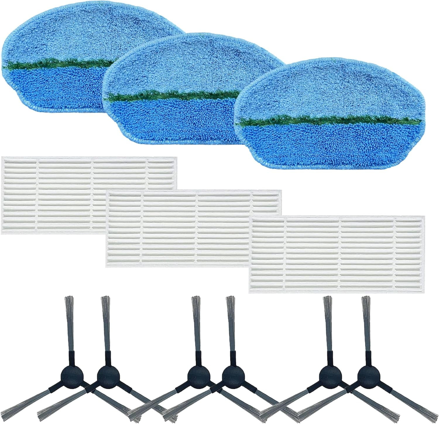 JoyBros Replacement Parts for BR150 BR151 G20 Robot Vacuum, 3 Filters ...