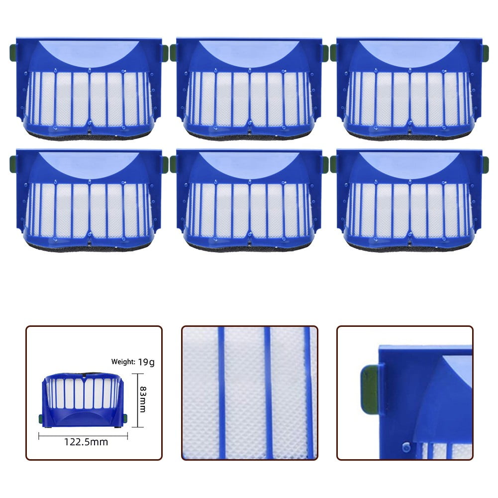 Replacement Parts for Roomba 600 610 620 650 670 680 692 Vacuum Filter ...