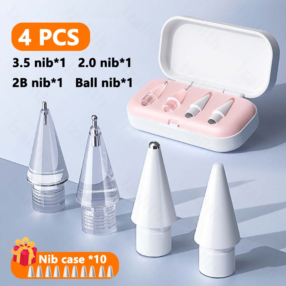 Replacement Pencil Tips for Apple Pencil 1st 2nd 3th(USB-C) 4/6 Pcs 2B ...