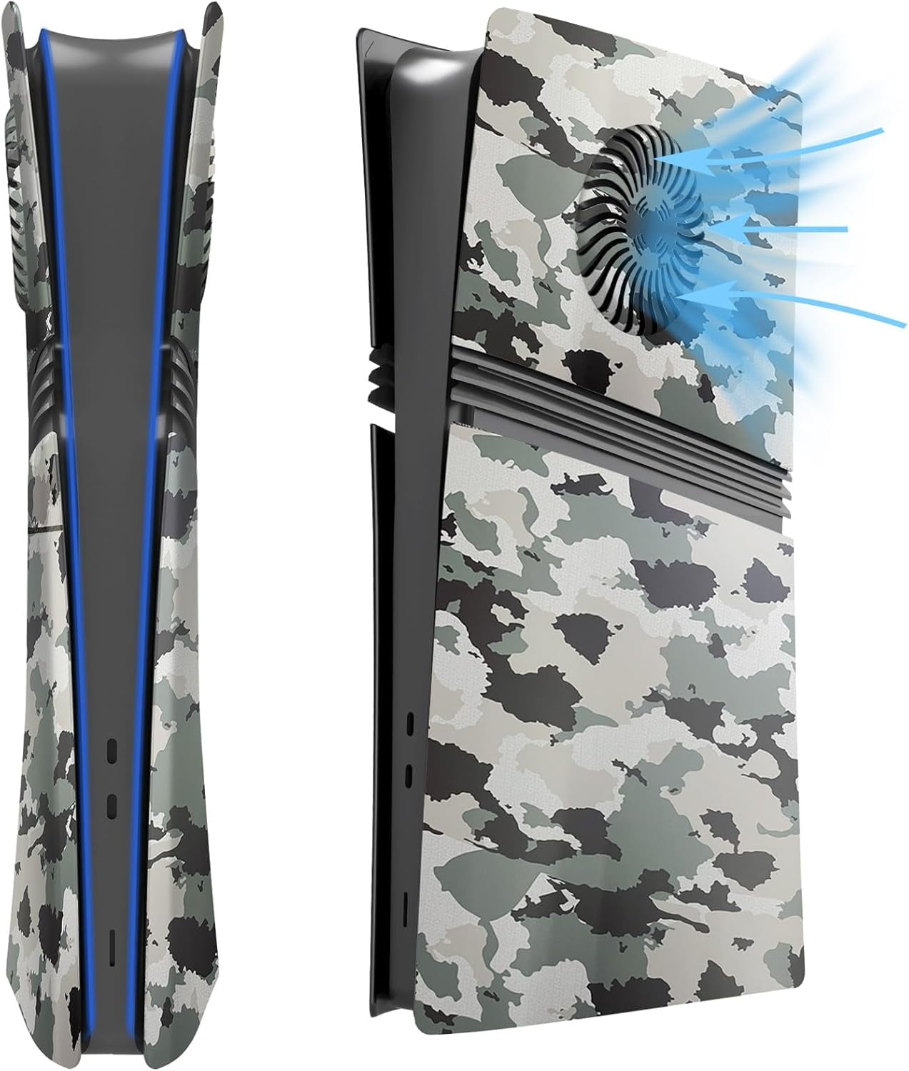 Replacement Plates Cover for PS5 PRO Digital Console Ventilated Version ...