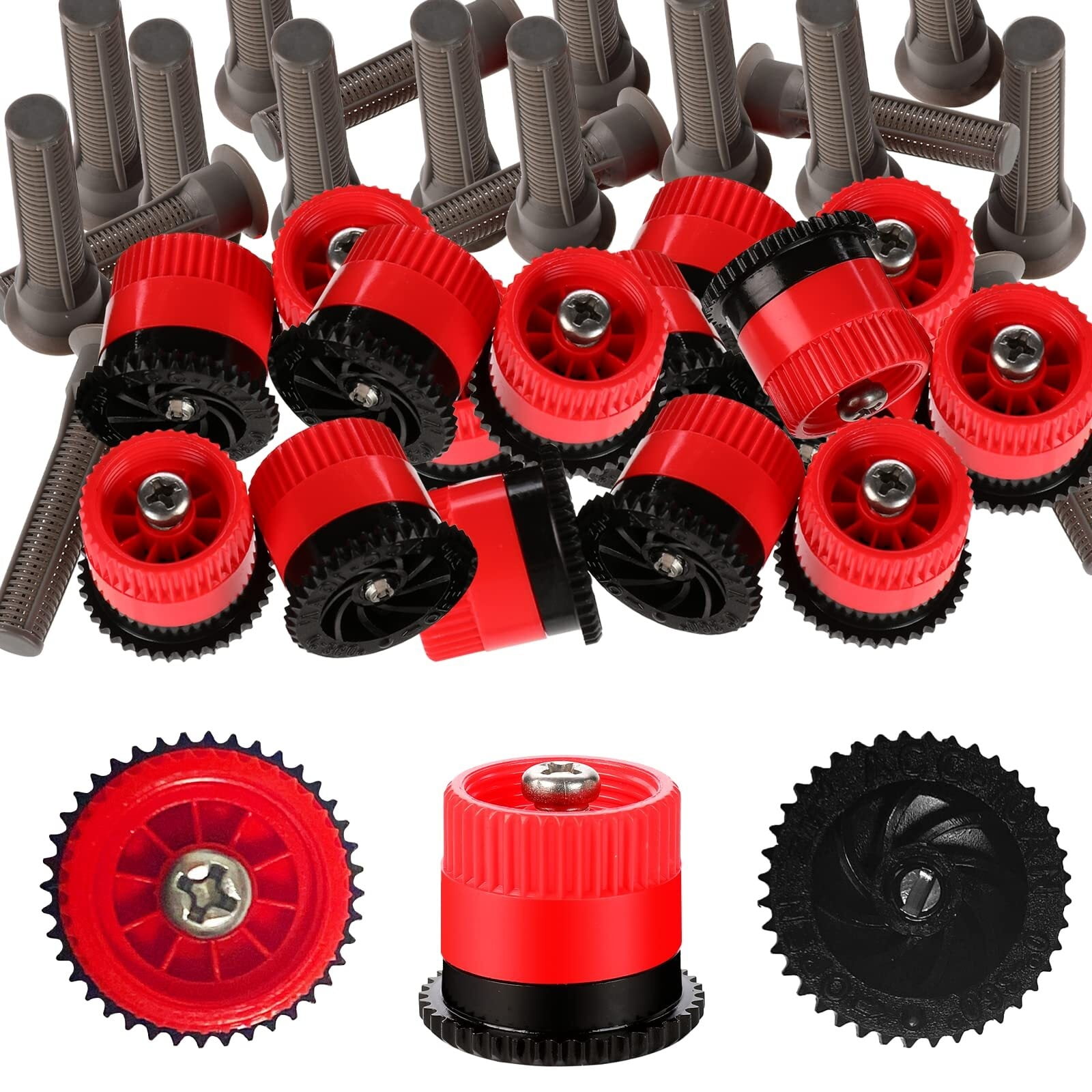 Replacement Pop-Up Sprinkler Heads, 16PCS Adjustable Sprinkler Heads ...