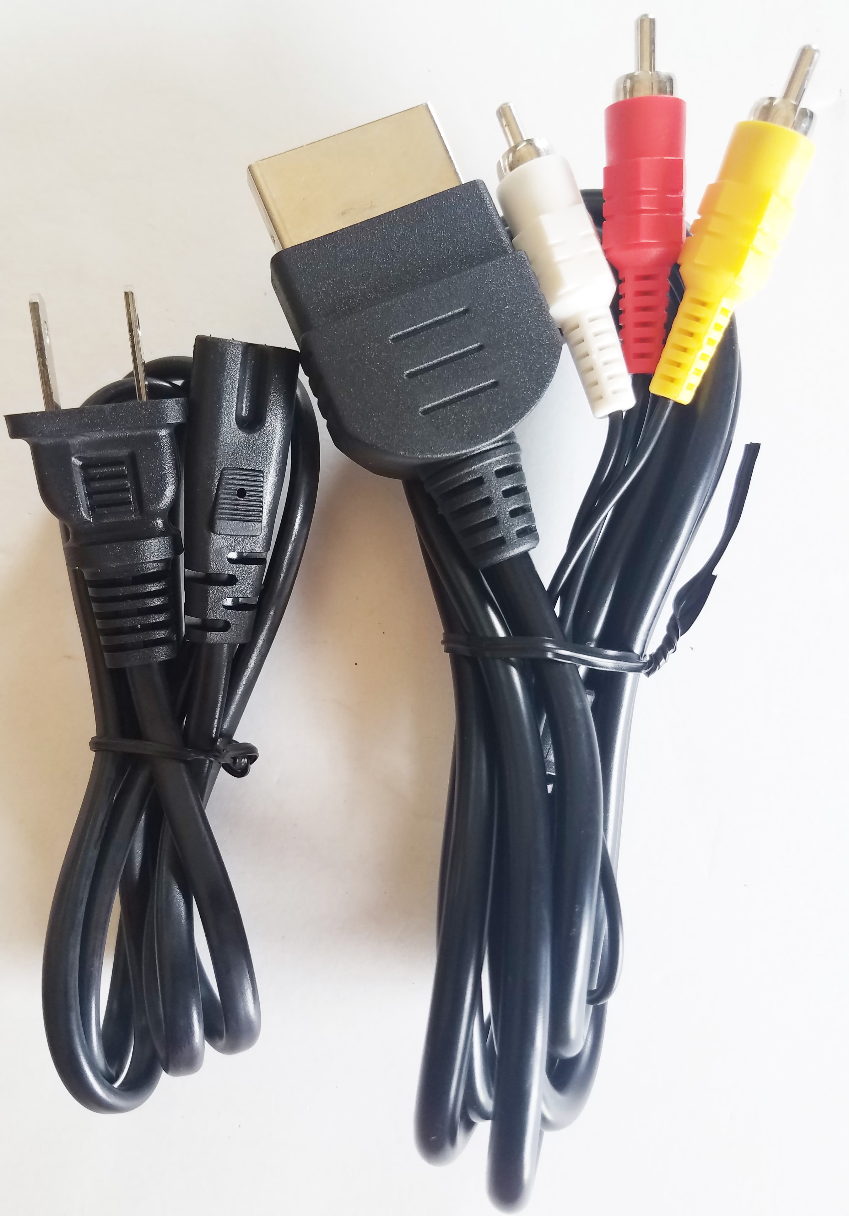 Replacement Power Cable Cord With A/V Audio Video Cable Adapter for ...