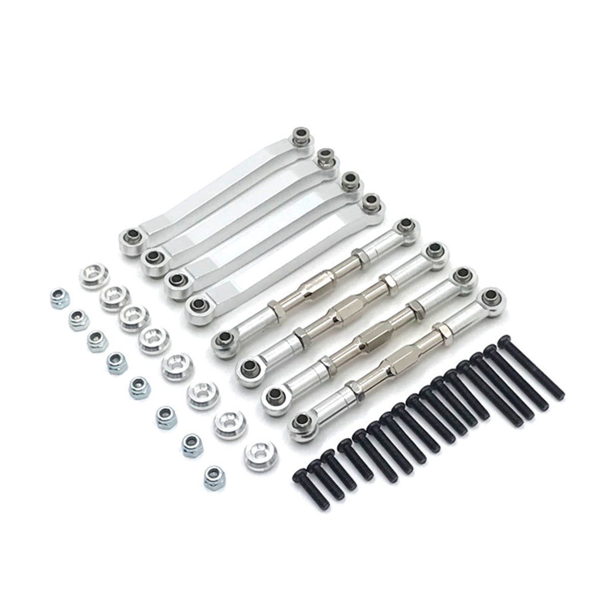 Replacement RC Car Metal Chasis Pull Rod Turnbuckle Rod Linkage for MN ...