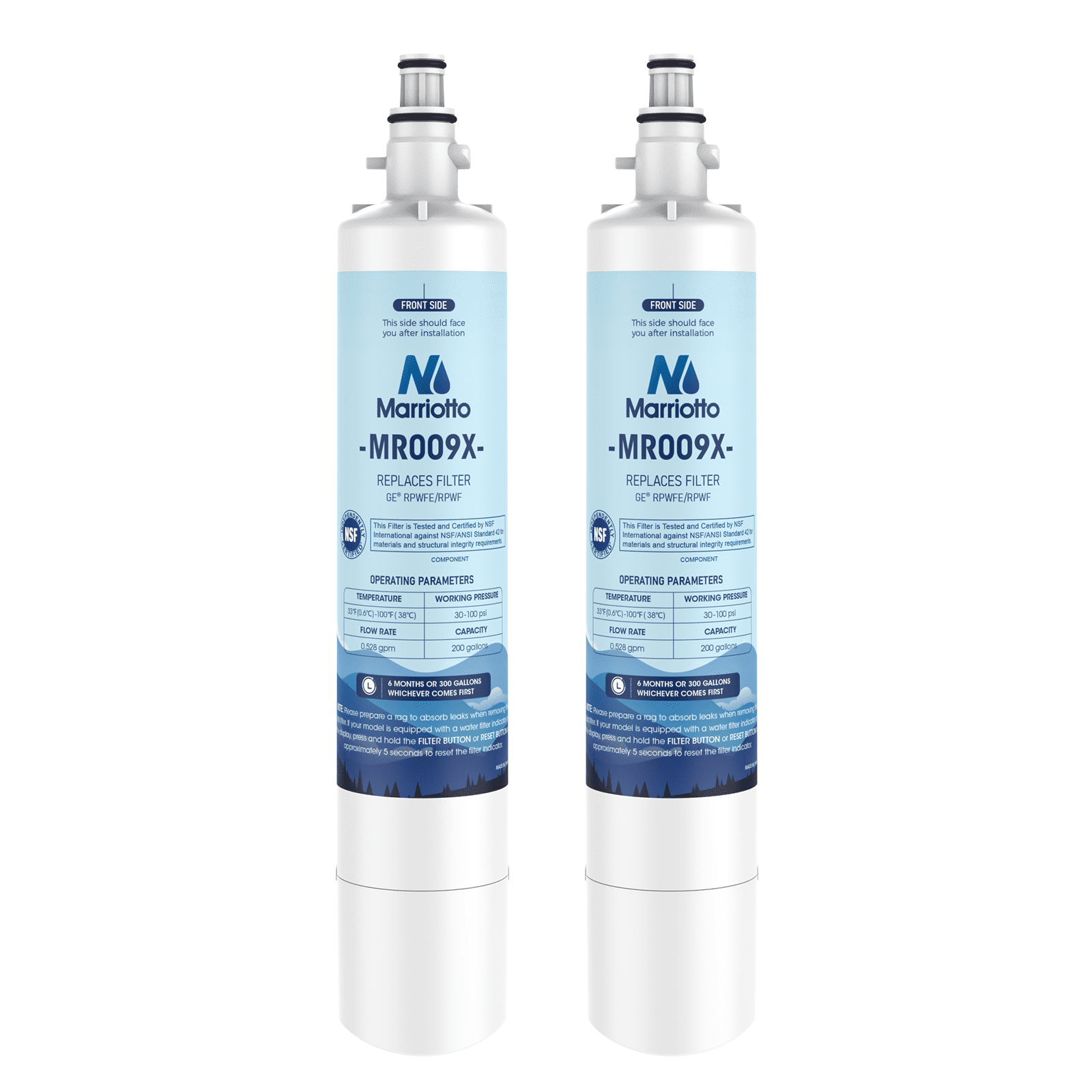 sevenspring Replacement for RPWFE, RPWF Refrigerator Water Filter ...