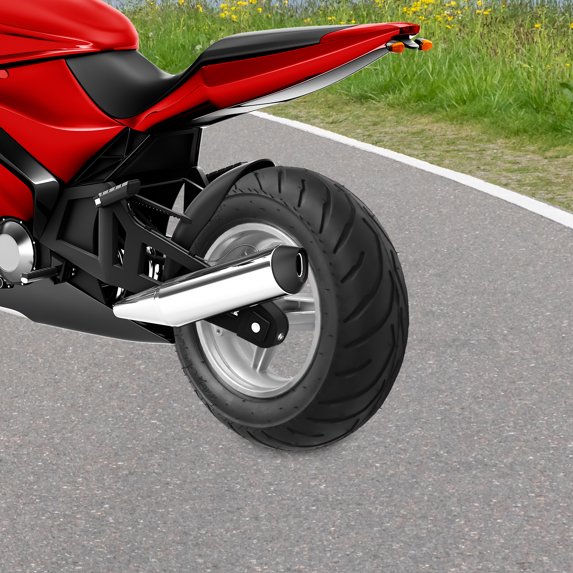 Replacement Rear Wheel for 49cc Dirt Bike, 10.6 Inch Tire with Anti ...
