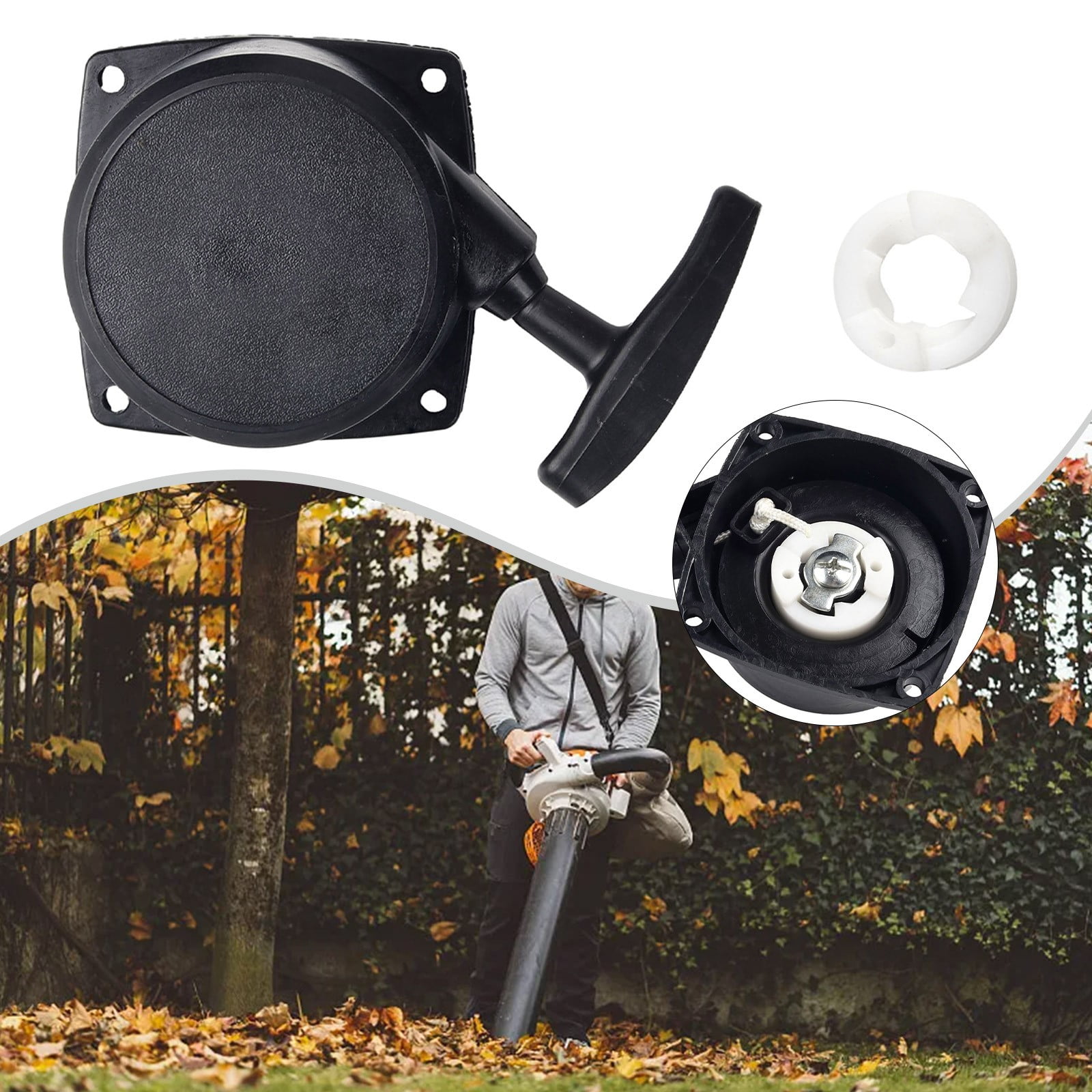 Replacement Recoil Pull Starter for RED MAX and SHINDAIWA Blowers ...