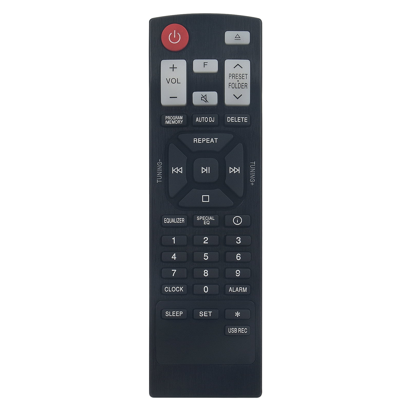 Replacement Remote Control AKB75815301 fit for LG Mini Hi-Fi System ...