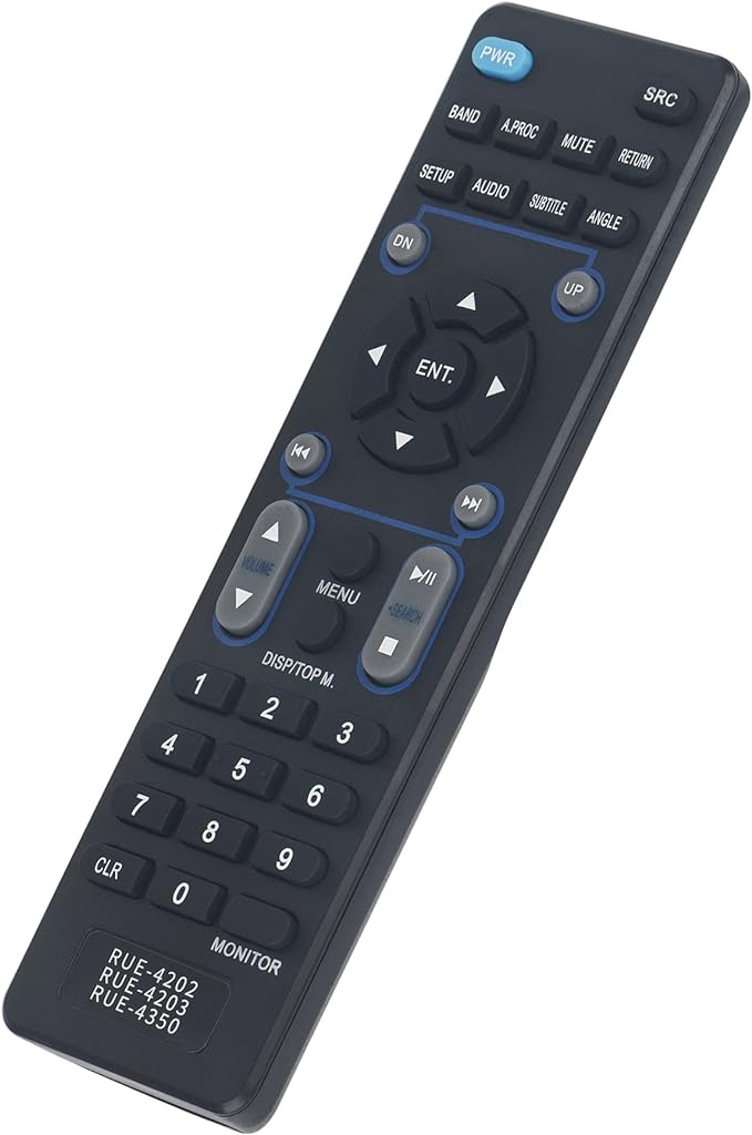 Replacement Remote Control Compatible with Alpine Car Stereo RUE-4202 ...