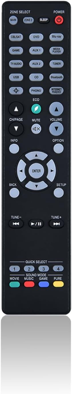Replacement Remote Control Universal for Denon AVR-S760H RC-1228 AVR ...