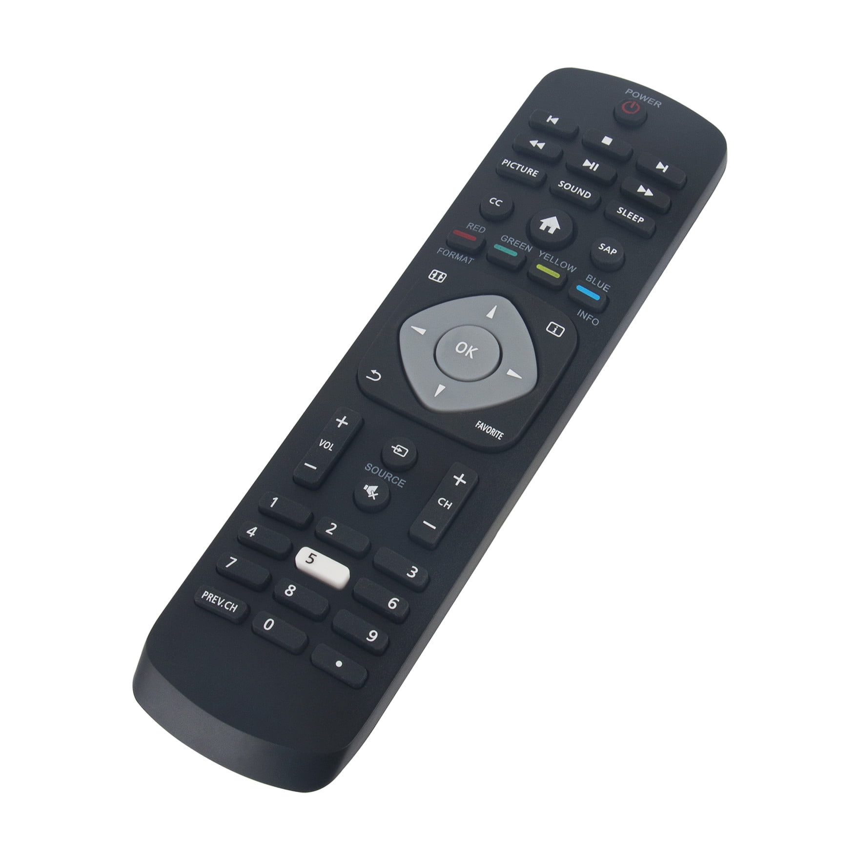Replacement Remote Control for Philips LED TV 24PFL3603 24PFL3603/F7 ...