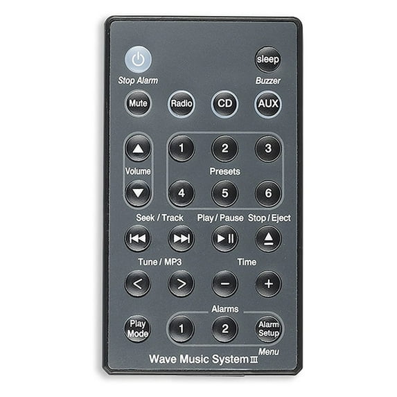 Replacement Remote Control for Wave Music Systems AWRCC1 AWRCC2 AWRCC3 ...