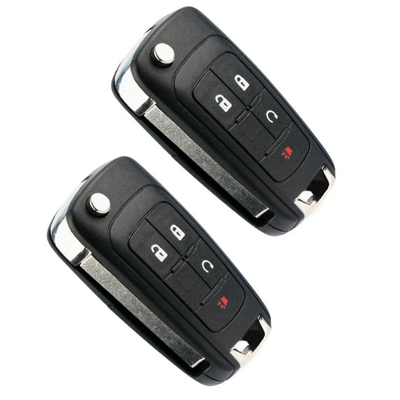 Replacement Remote Key Fob with Built-in Chip 4 Buttons, Fast Response ...