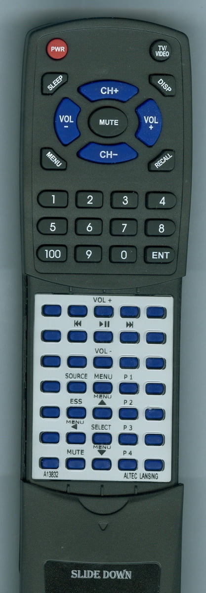 Replacement Remote for ALTEC LANSING A13832, RTA13832, IMT620 - Walmart.com