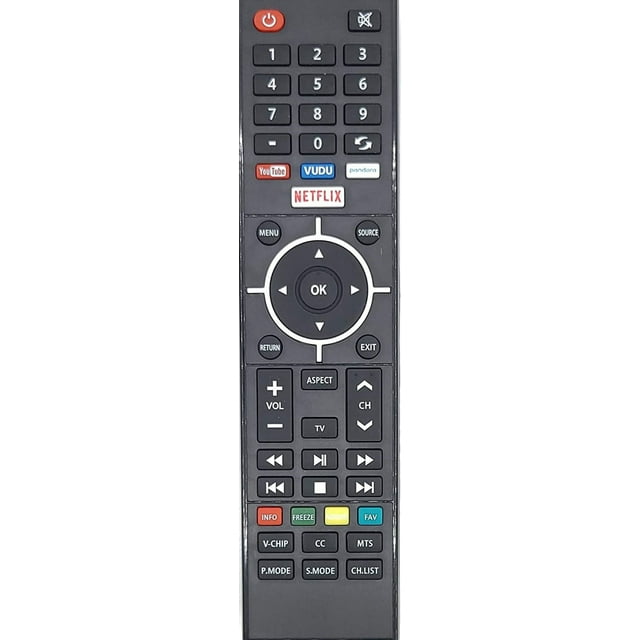 Hitachi Control Replacement Remote for All LCD and LED Smart TVs ...