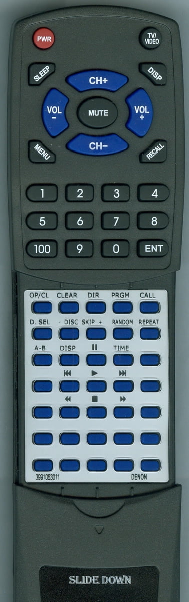 Replacement Remote for DENON 3991053011, RT3991053011, RC1033 SILVER ...