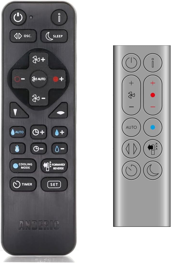 Replacement Remote for Dyson Purifier Hot+Cool Formaldehyde™ HP09 Fan ...