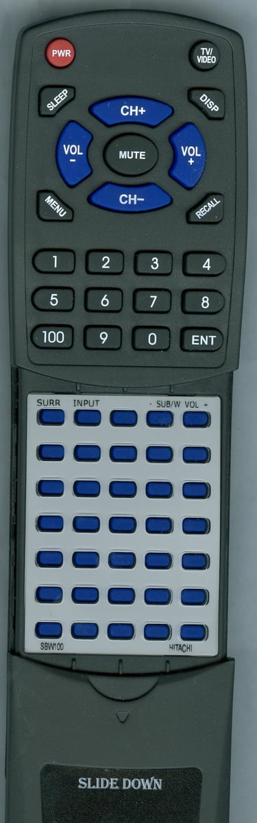 Replacement Remote Control for HITACHI REMOTESBW100 SBW100 - Walmart ...