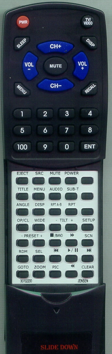Replacement Remote for JENSEN 30702200, RT30702200, VM9312, VM9312HD ...