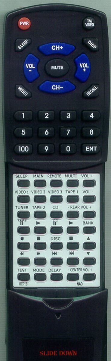 Replacement Remote for NAD RC-716, RC716, RTRC716, AV716 - Walmart.com