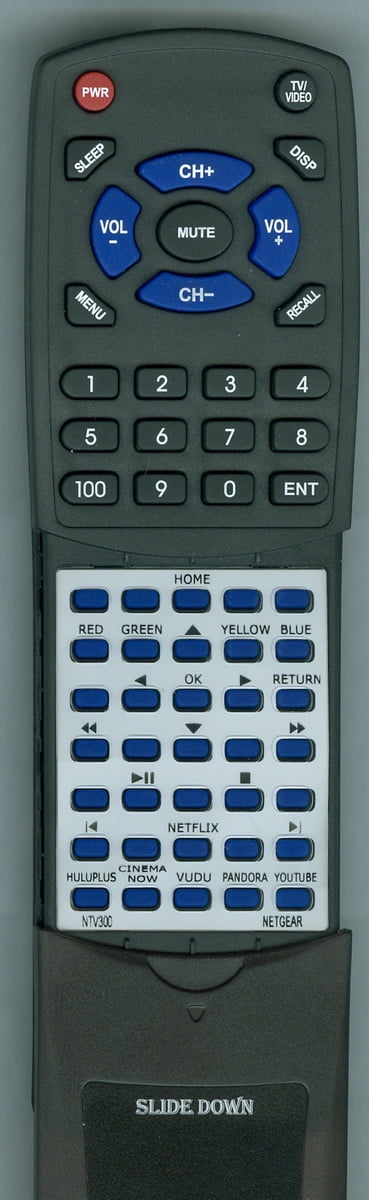 Replacement Remote for NETGEAR RTNTV300, NTV300SL, NTV300 - Walmart.com