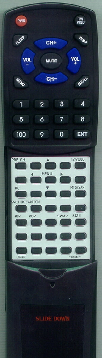 Replacement Remote for NORCENT RTLT2020, LT2022, LT2020, LT1720, LT2021 ...