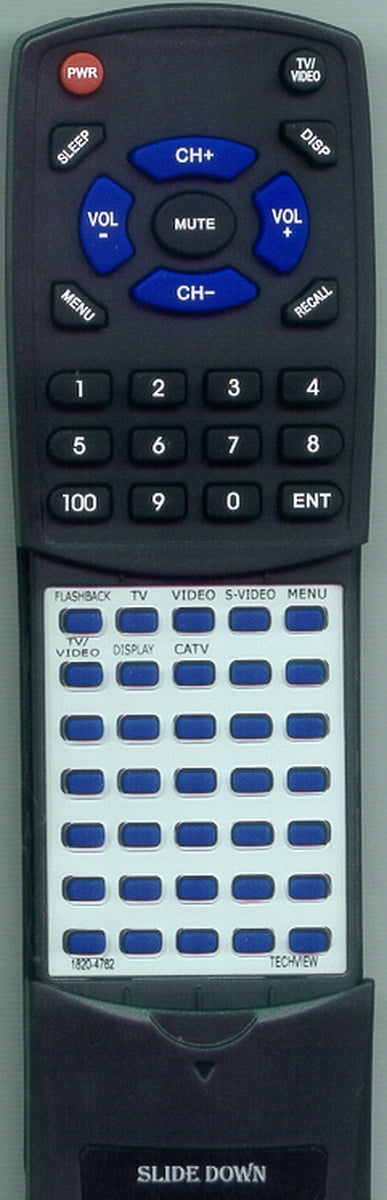 Replacement Remote for TECHVIEW 1820-4762, 18204762, RT18204762 ...