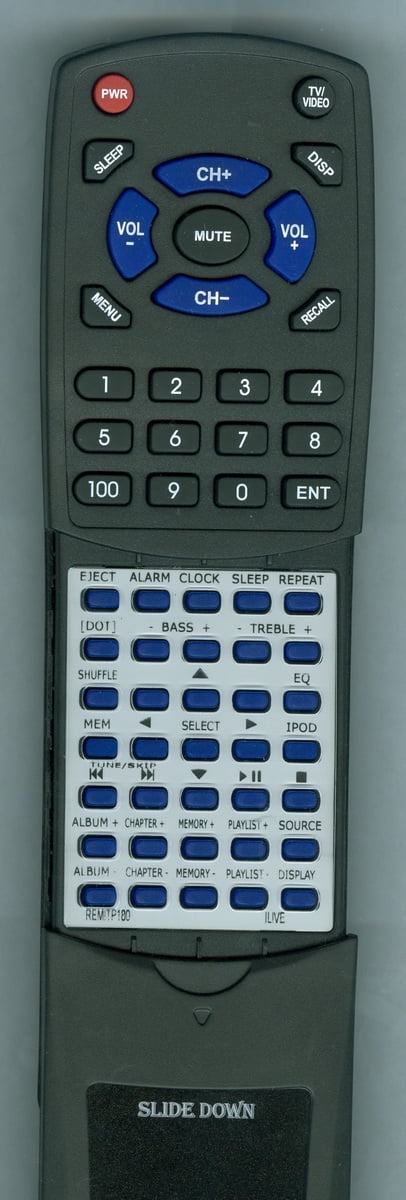 Replacement Remote for iLive REM-ITP180, REM-ITP280B, ITP180B - Walmart.com