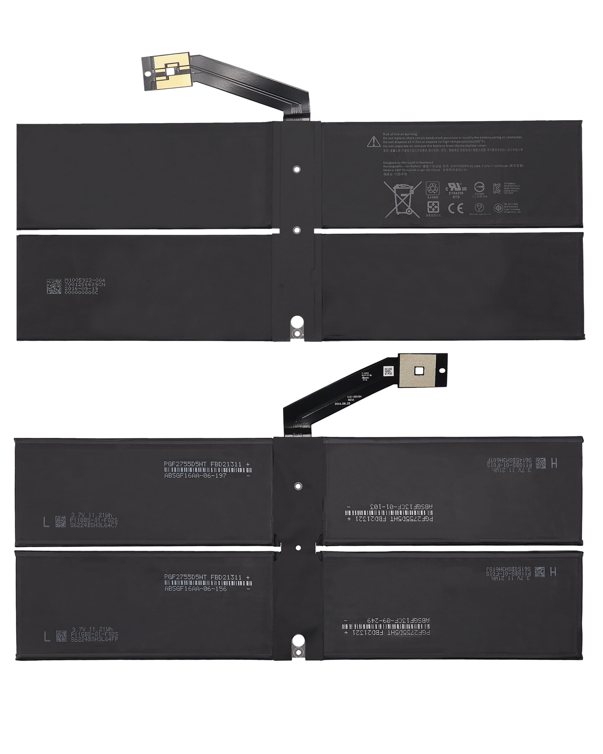 Replacement Replacement Battery Compatible For Microsoft Surface Laptop ...